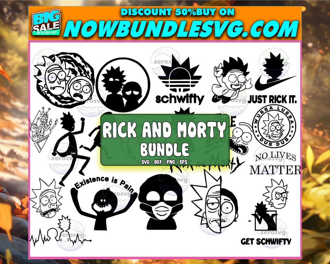 20 File Rick and Morty Svg Rick and Morty Bundle - Etsy