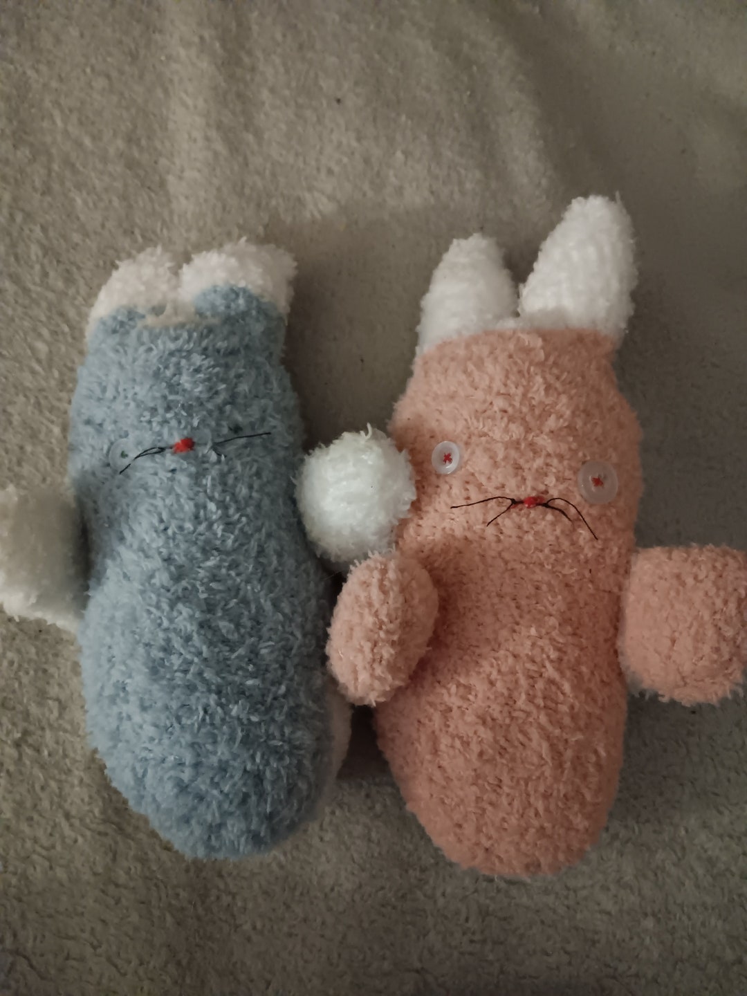 Handmade Plushie Bunnies - Etsy