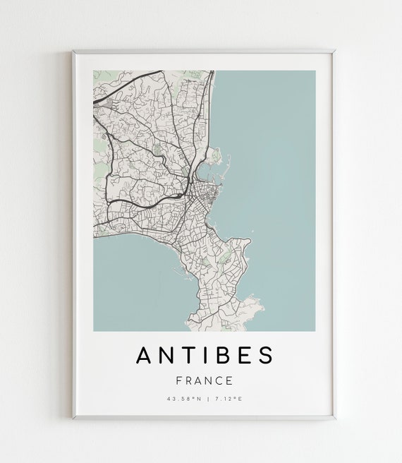 Antibes France Map