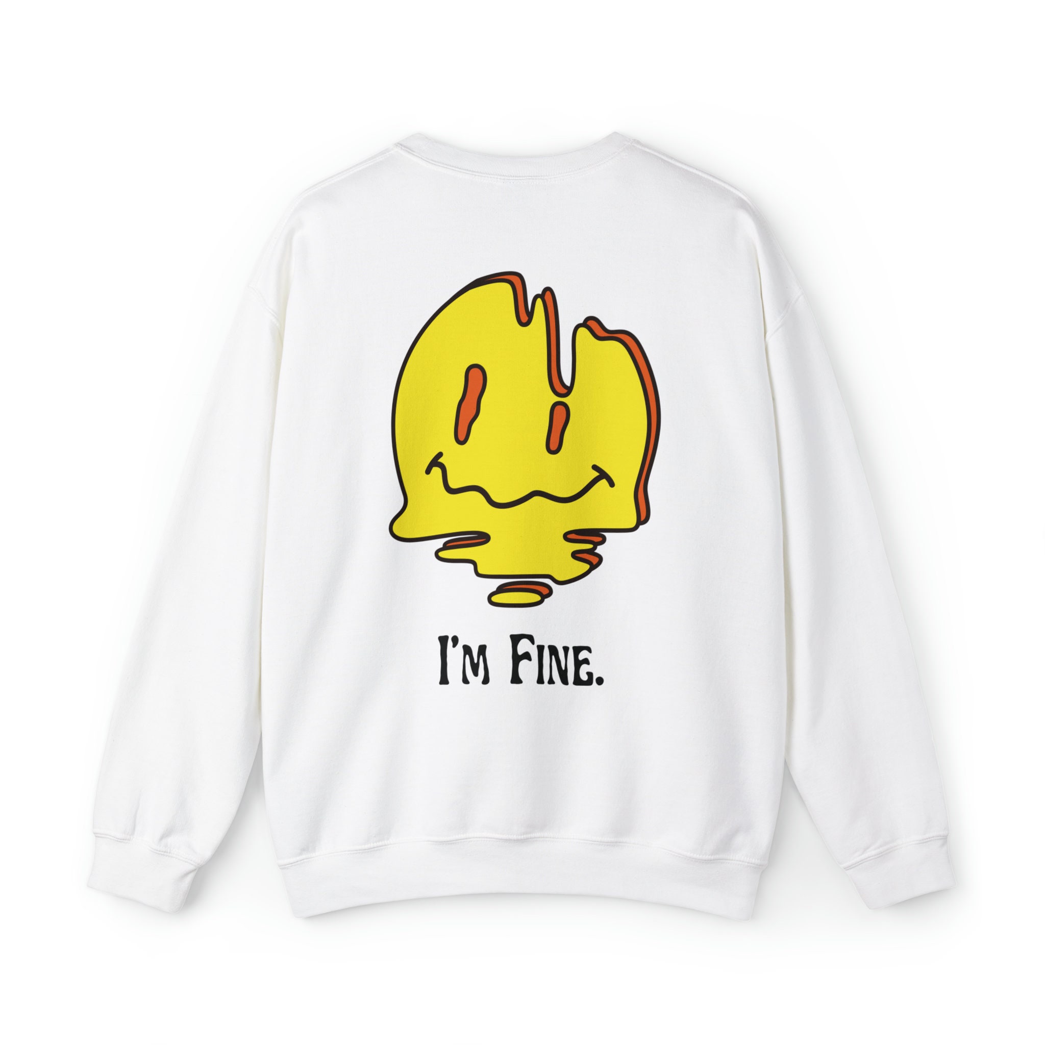 Melted Smiley Smiley Face Sad Face Streetwear Unisex - Etsy