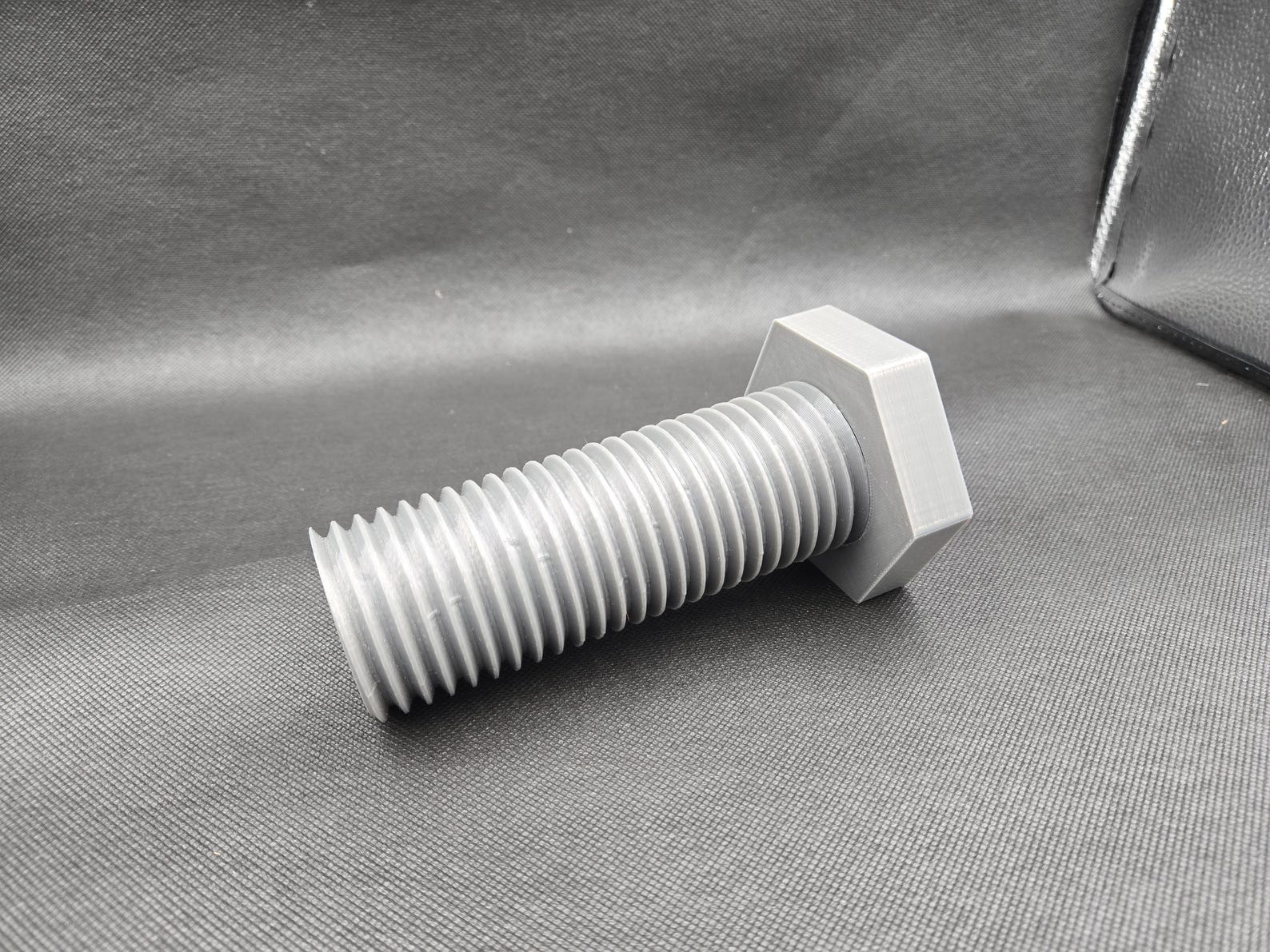 Novelty 3D Printed Plastic Bolt and Nut Storage Tube Container Holds ...