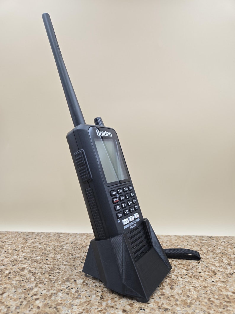 3D Print File for Uniden BCD436HD Radio Scanner Angled Stand Mount STL ...