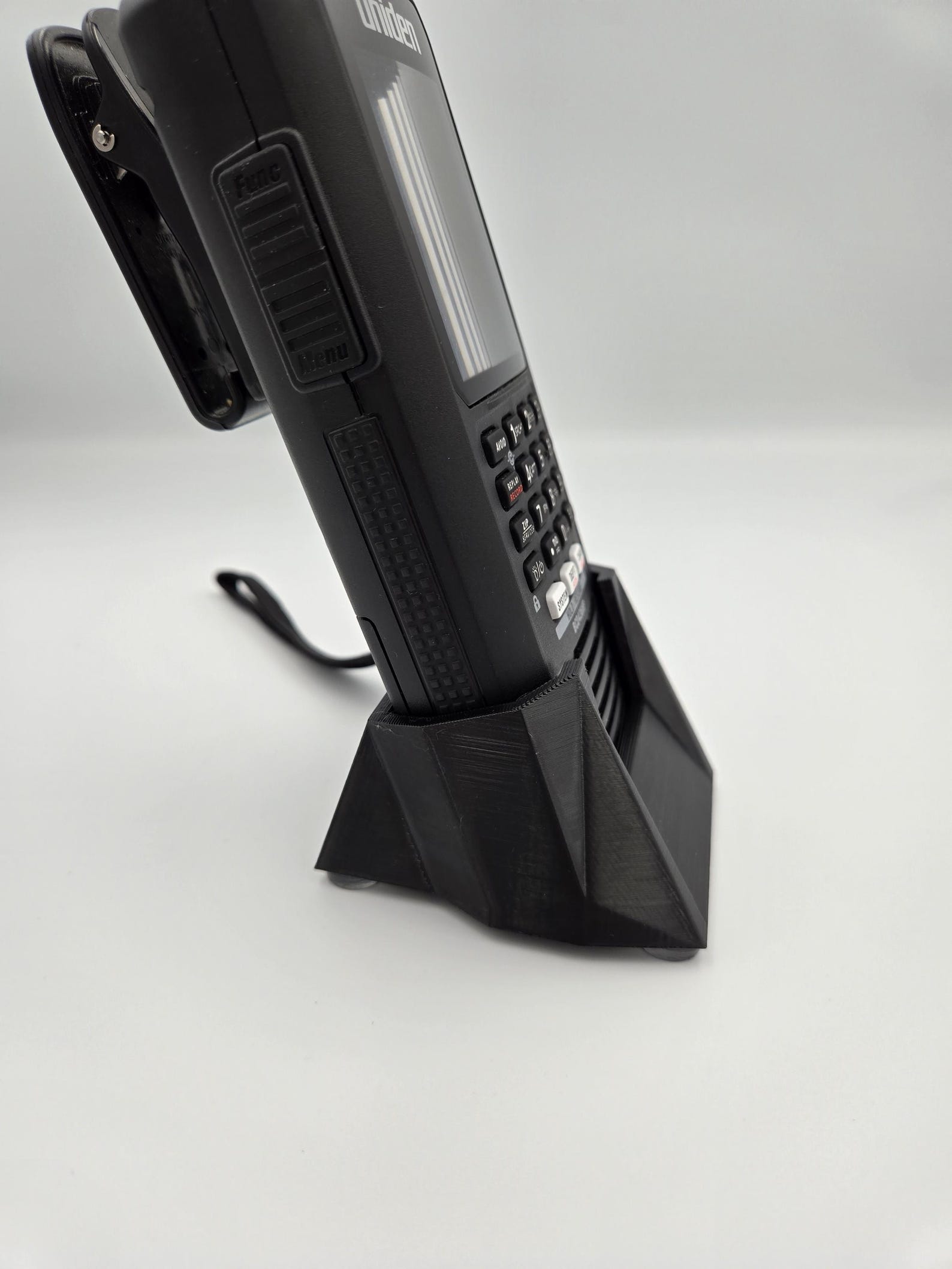 3D Print File for Uniden BCD436HD Radio Scanner Angled Stand Mount STL ...