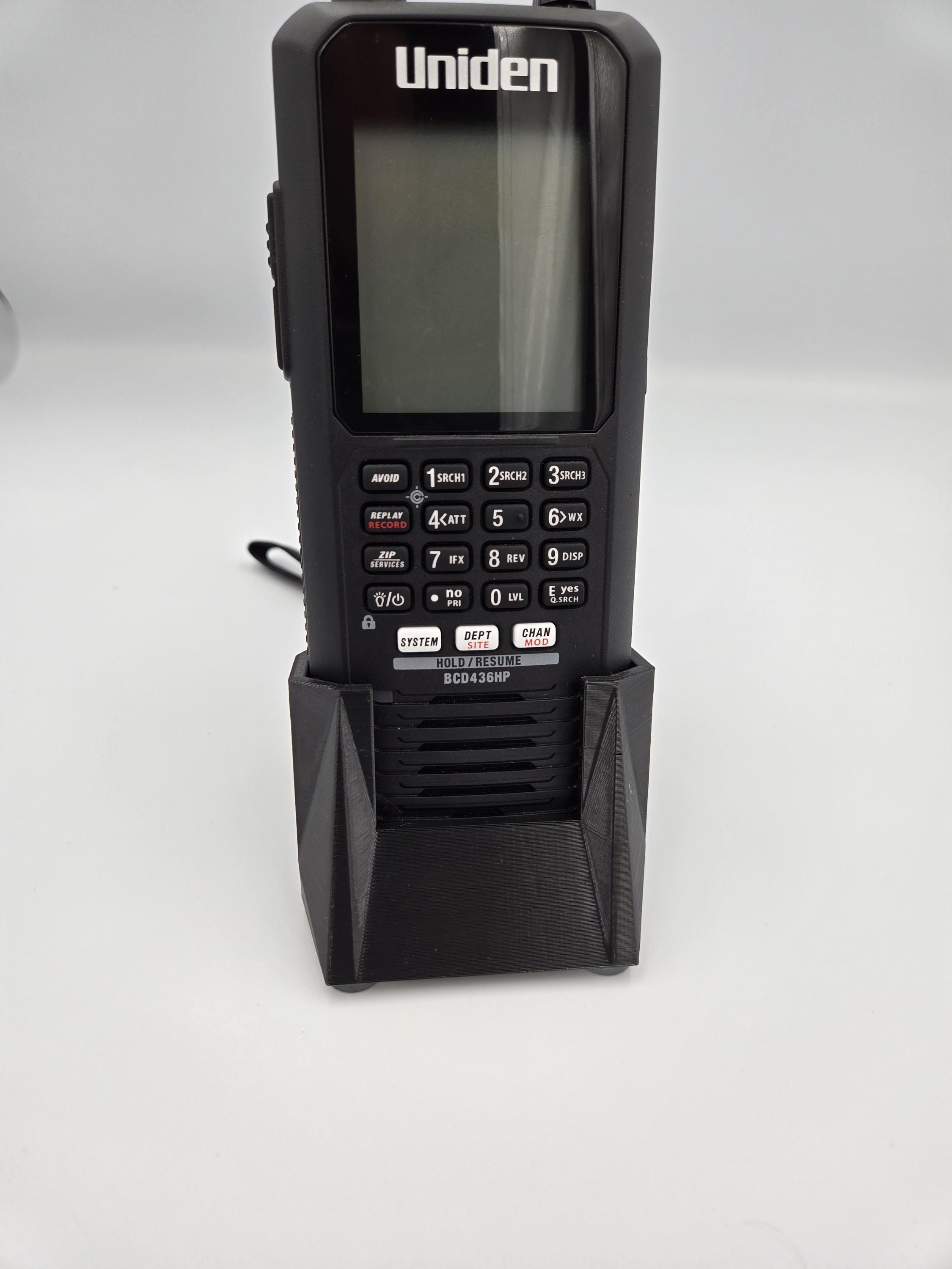 3D Print File for Uniden BCD436HD Radio Scanner Angled Stand Mount STL ...