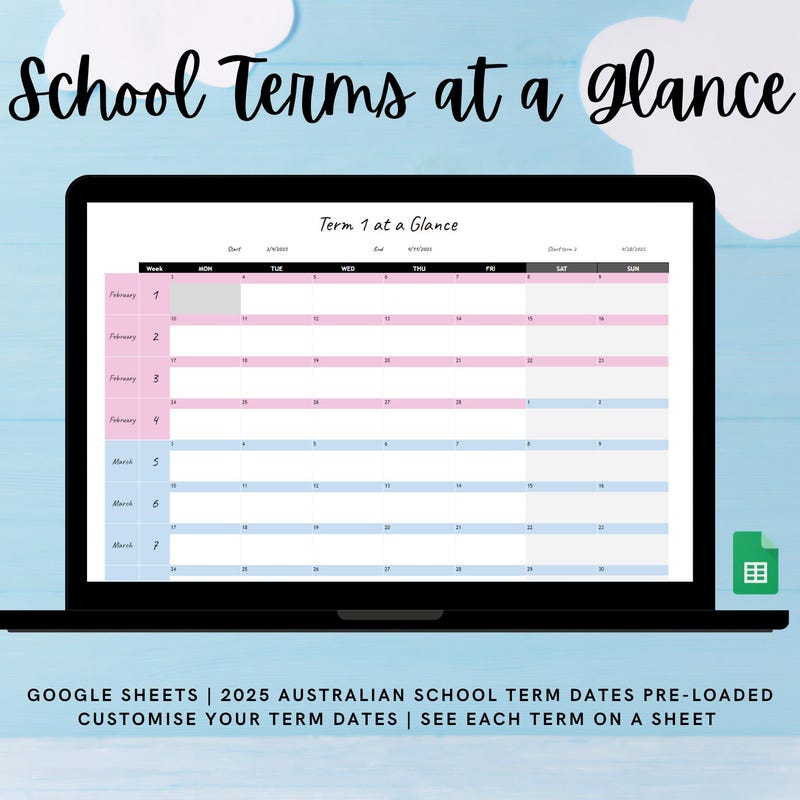 Columbia County School Schedule 2025 - Etsy Australia