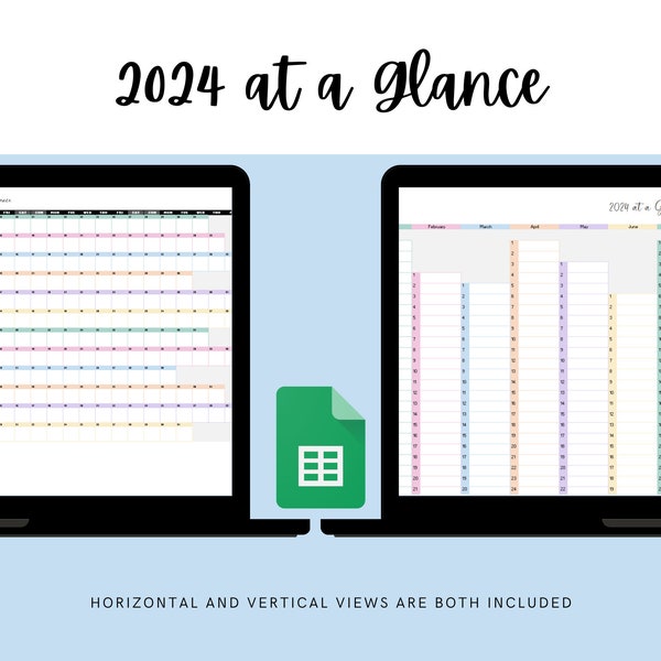 Yearly Calendar - Etsy