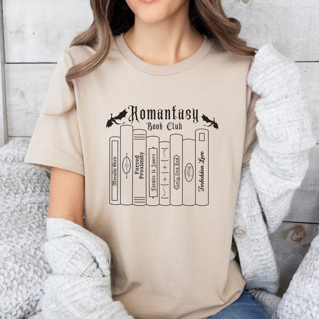 Romantasy Reader Shirt, Smut Gift, Dark Romance Reader Tee, Booklover ...