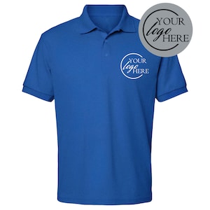 Custom Polo T-shirt, Personalized Logo Shirt, Business Logo Polo Tees ...