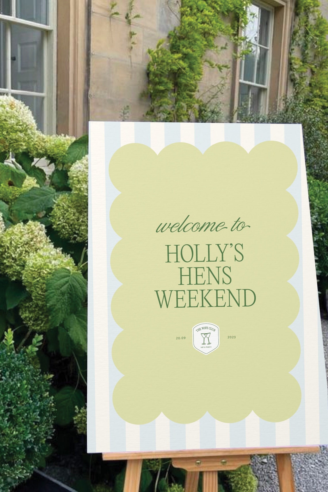 Country Club Inspired Bachelorette Luncheon Invitation, Placemat ...