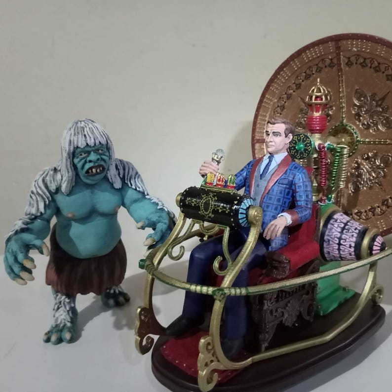 H.G. Wells' the Time Machine + Morlock + George Time Traveler 1/18 ...