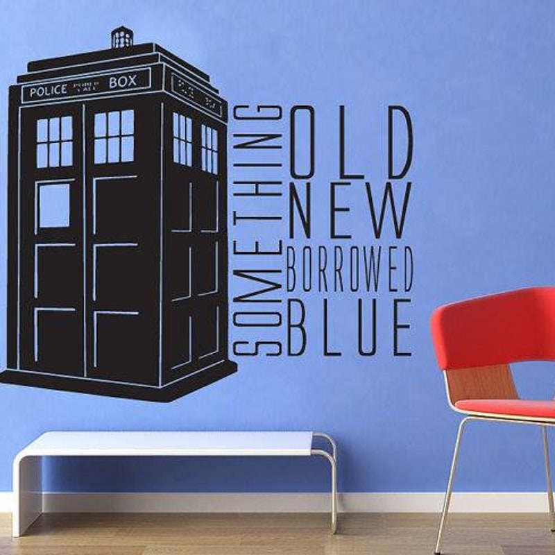 Tardis Wall Decal - Etsy