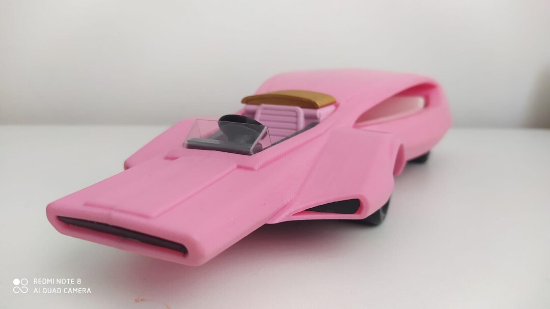 The Panthermobile the Pink Panther Car 1/24 Scale 3D Print Model - Etsy