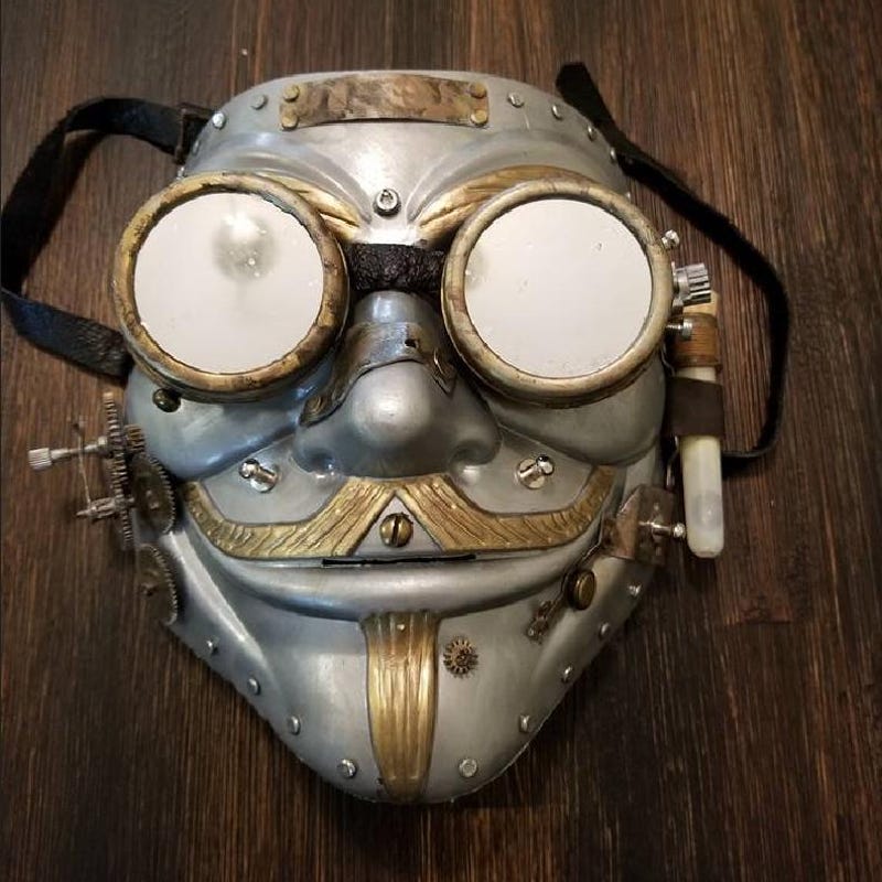 Steampunk Mask - Etsy