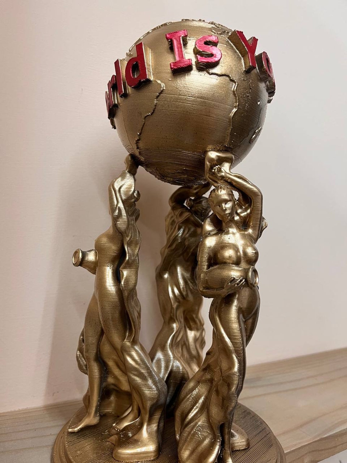 The World is Yours Scarface Statue 3D Printed Model 12 Inches Tall - Etsy