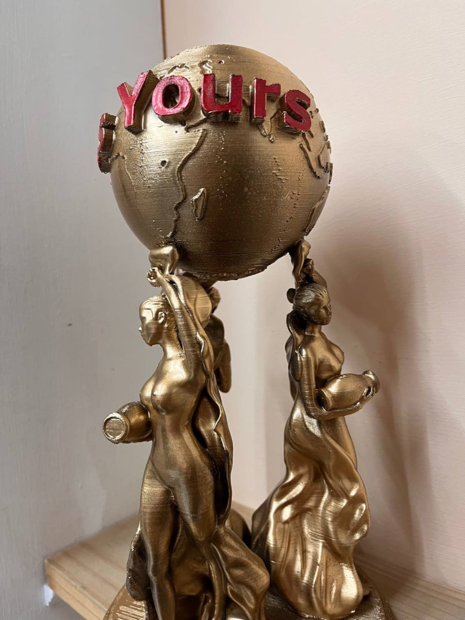 The World is Yours Scarface Statue 3D Printed Model 12 Inches Tall - Etsy