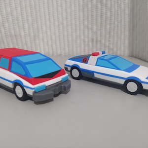 Inspector Gadget 3D Print Model Car Set: Gadgetmobile & Van (1/24 Scale ...