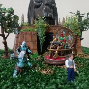 The H.G. Wells Time Machine and Morlock Sphinx Diorama 1/58 Scale ...