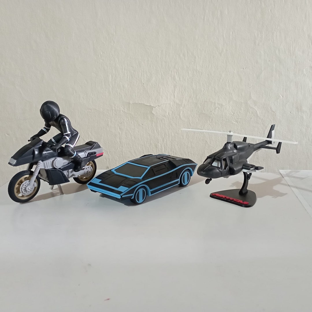 80's Vehicles Set Collection, Automan 7.5', Street Hawk 7' and Airwolf ...
