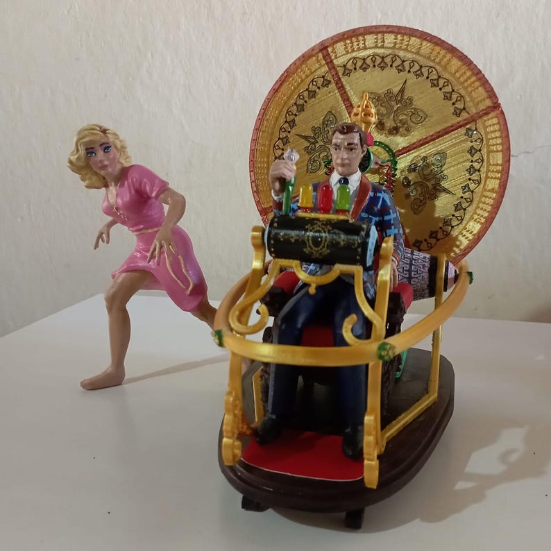 H.G. Wells' the Time Machine + George Time Traveler + Weena 1/18 Scale ...