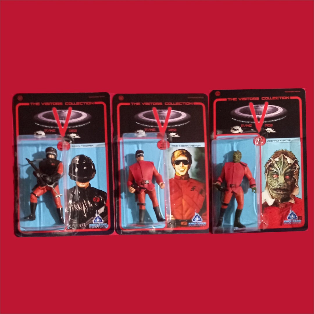 V the Final Battle Visitors 3.75 Inches Set X 3 Toys Reptile, Shock ...