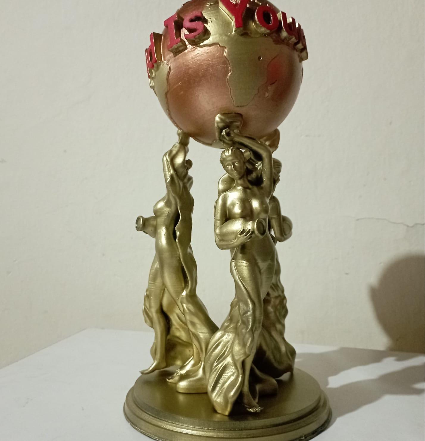The World is Yours Scarface Statue 3D Printed Model 12 Inches Tall - Etsy