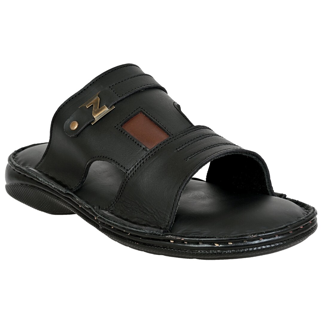 MEN TOE RING Sandals Real Leather Handmade Open Toe Sandals Mens ...