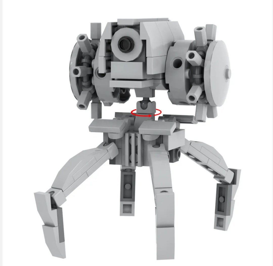 Star Wars T-4 Turret Droid 154 Pieces Building Kit - Etsy