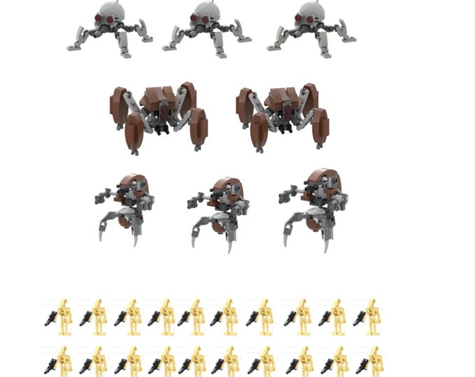 Battle Droid Army Droid Package Battle Droids Crab Droids Spider Droids ...