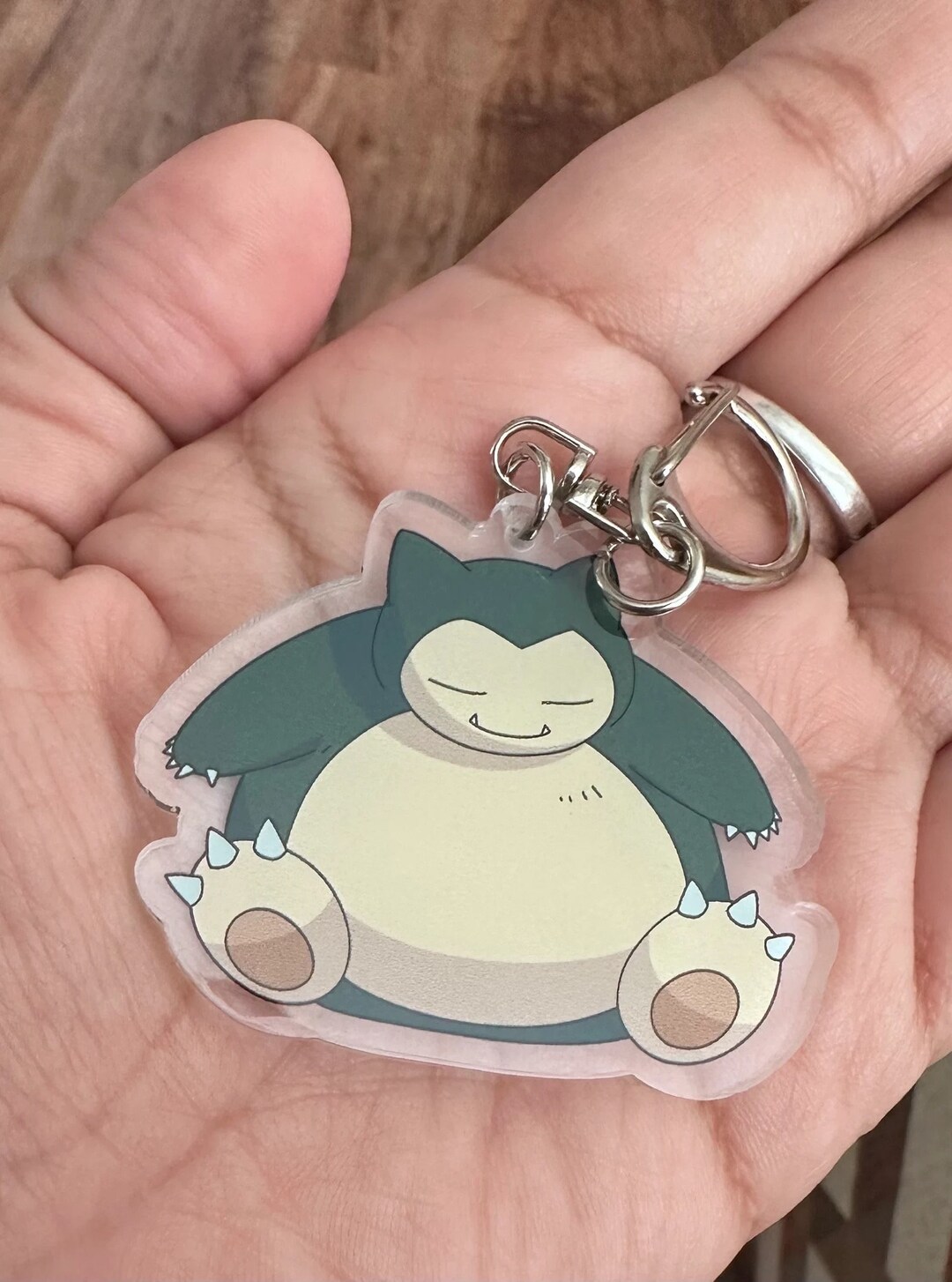 Pokemon Keychain Pokemon Charm Snorlax Keychain Backpack - Etsy