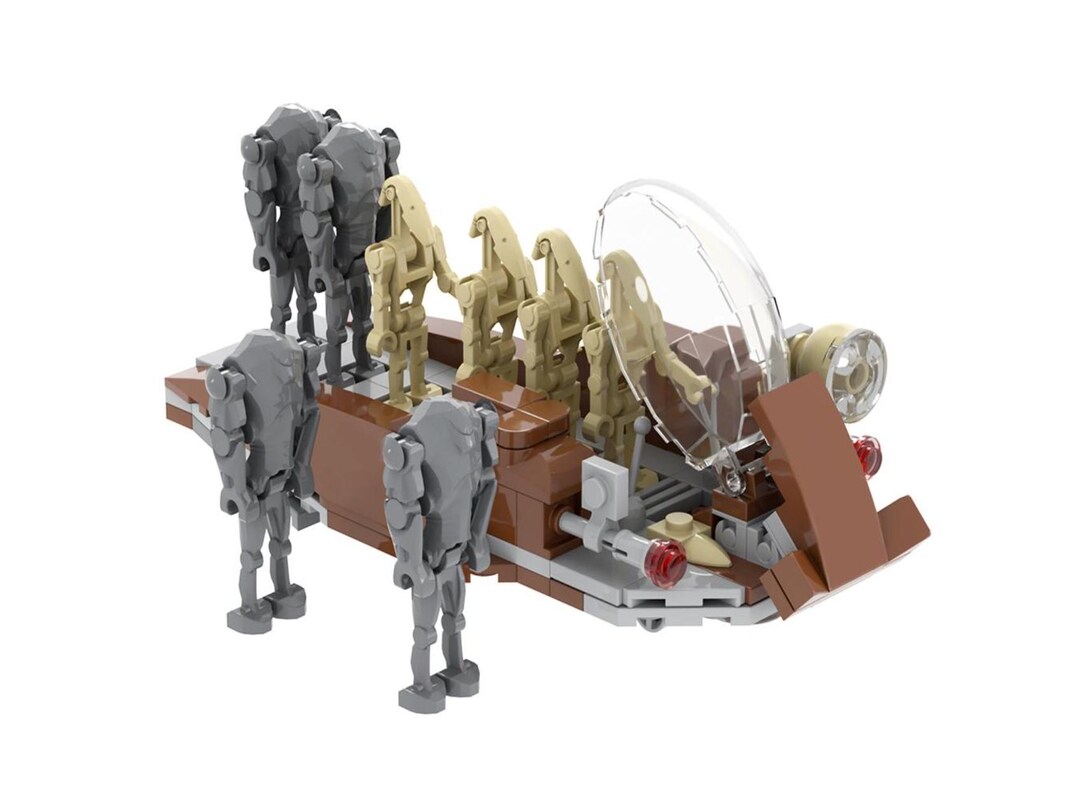 Droid Army Transport Includes 4 B-1 Droids and 4 Super Battle Droids ...