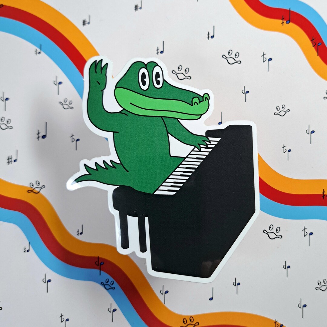 Gator Vinyl Sticker - Etsy