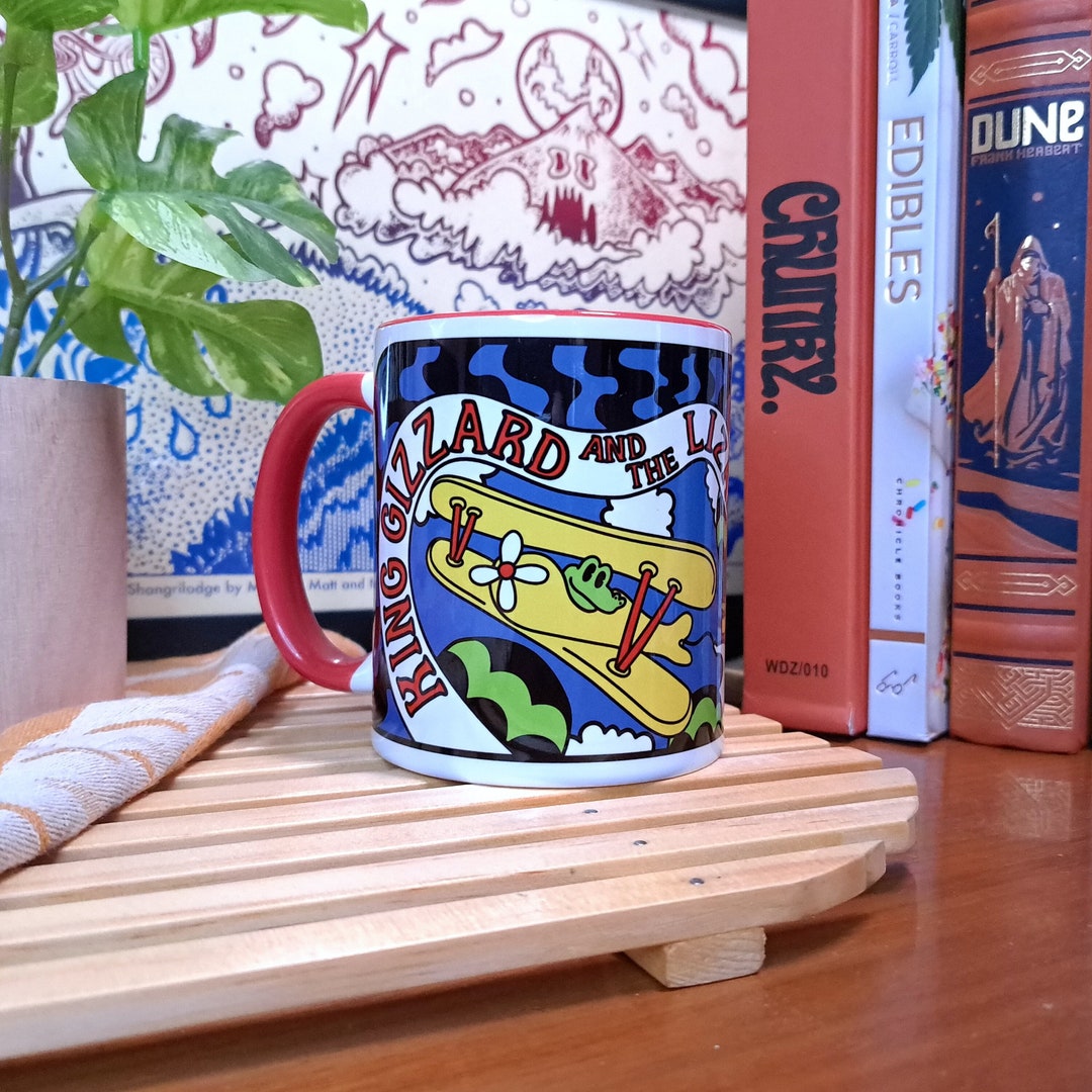 Flying Gators Panel Design Red Two-tone King Gizzard and the Lizard ...