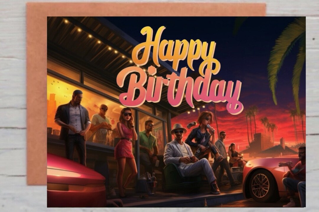 Cool Happy Birthday Card You Can Personalize With a Personal Note ...