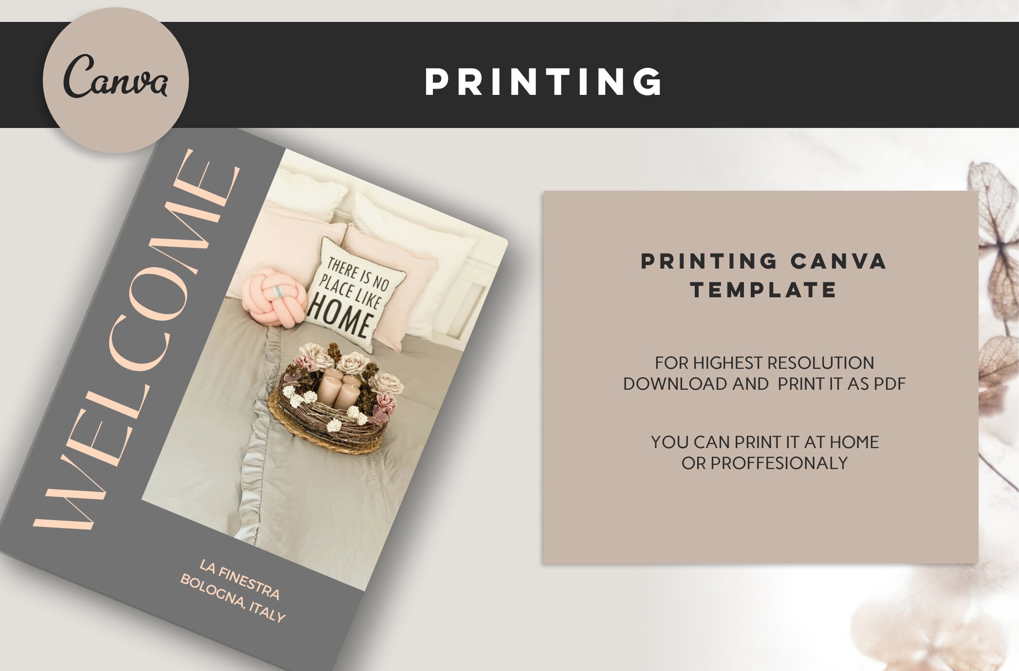 AIRBNB WELCOME BOOK, Printable Real Estate Brochure Aesthetic House ...