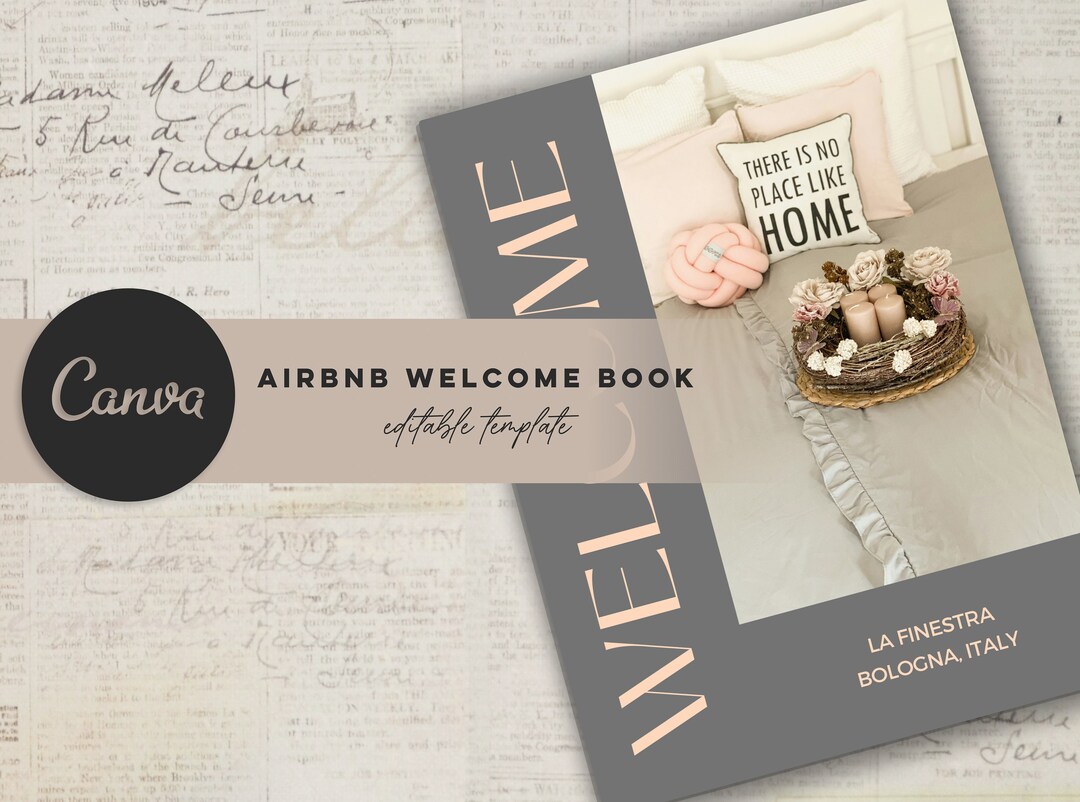 AIRBNB WELCOME BOOK, Printable Real Estate Brochure Aesthetic House ...