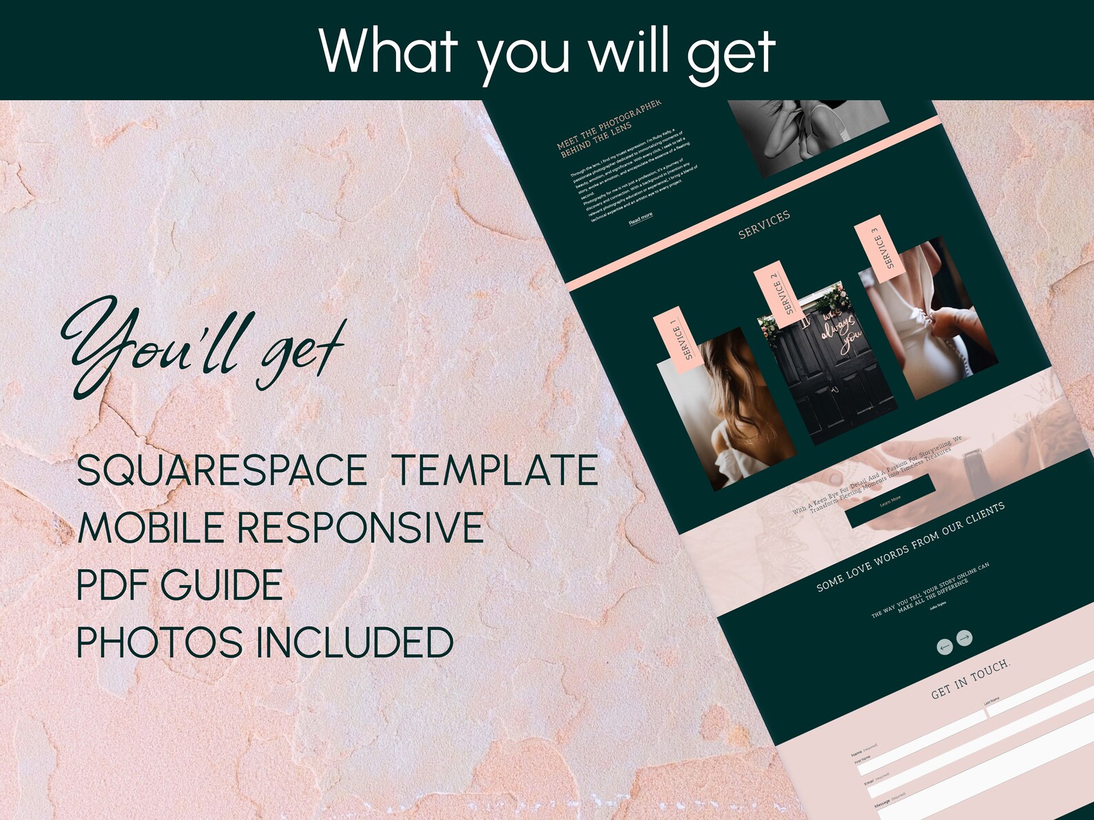 Website Template for Squarespace 7.1 Squarespace 7.1 - Etsy