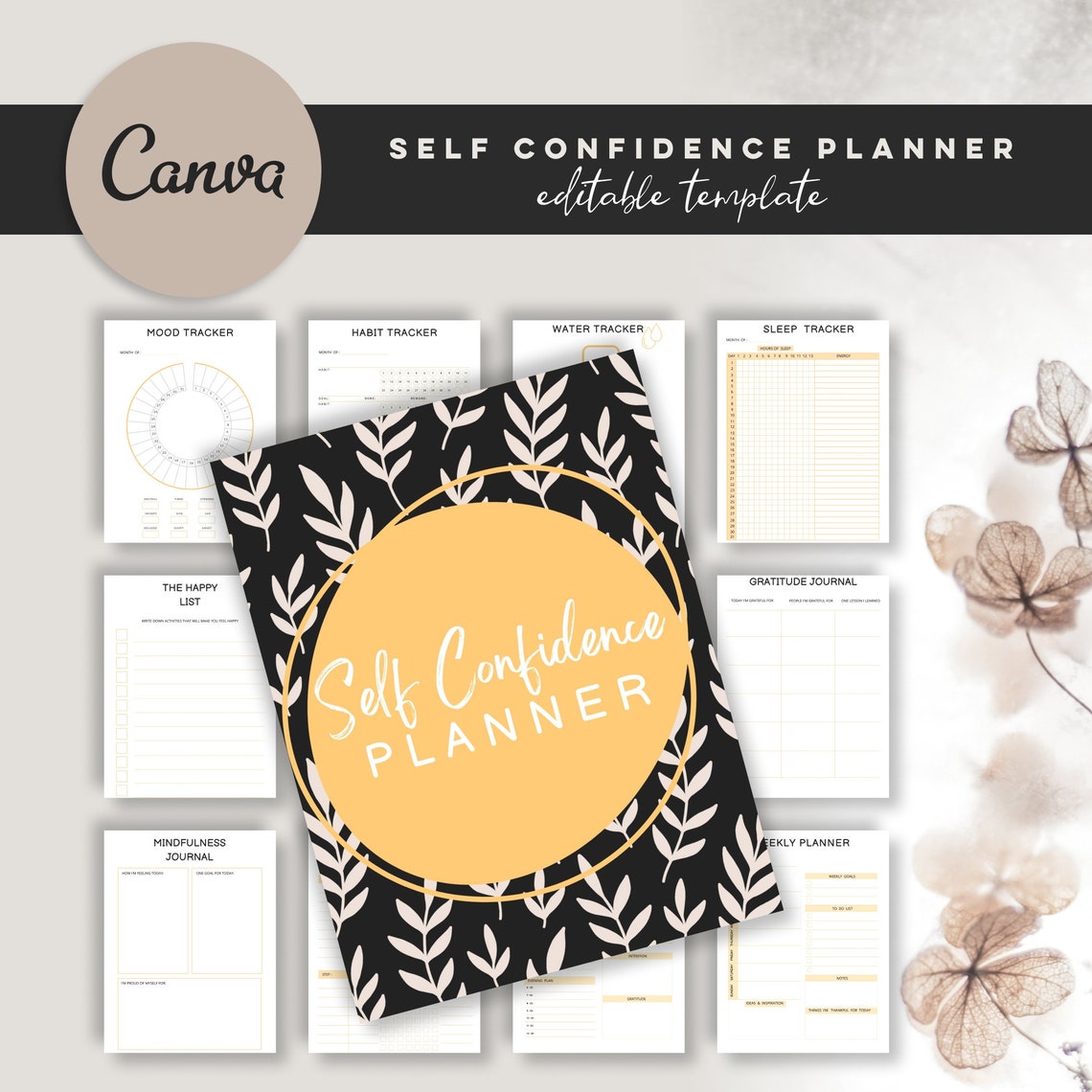 Printable Self Confidence Planner Self Confidence Self Confidence ...