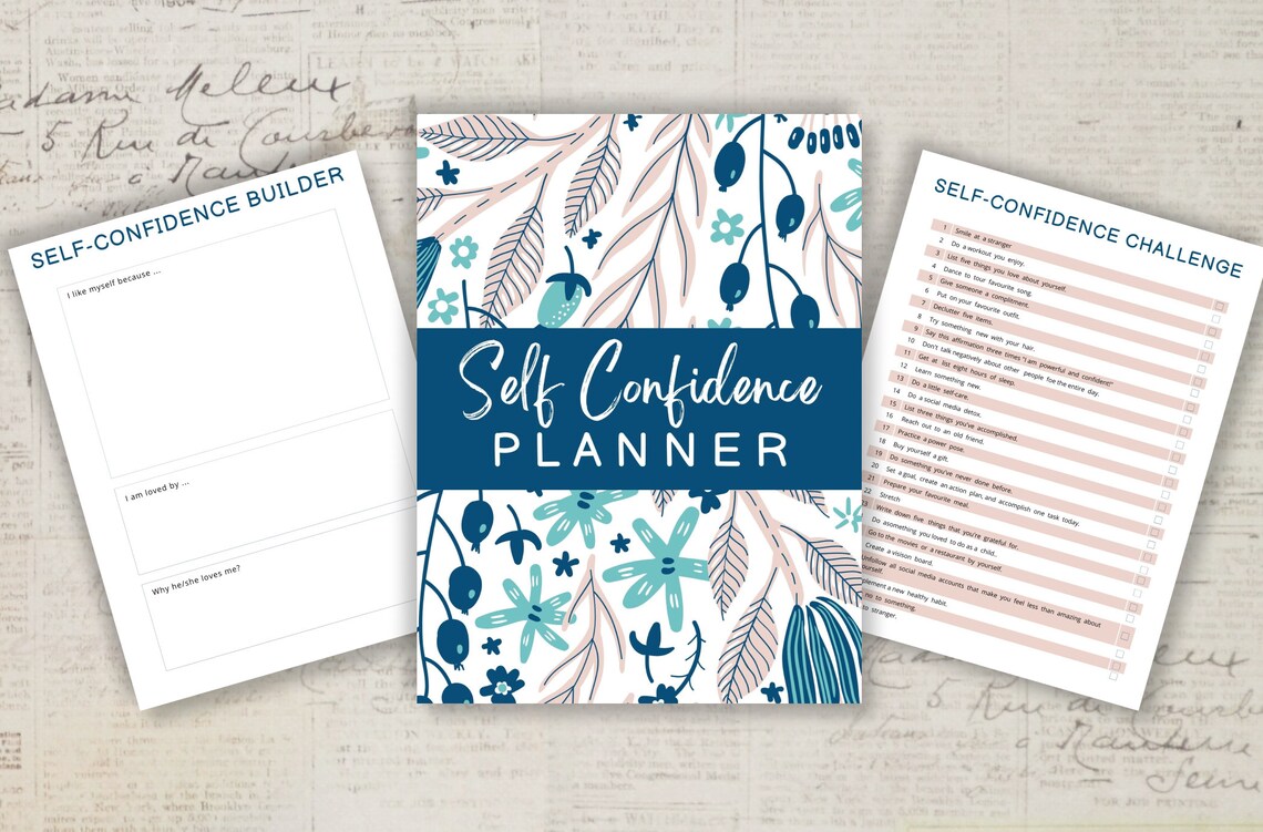 Printable Self Confidence Planner Self Confidence Self Confidence ...