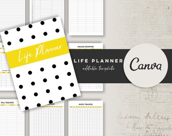 Printable Life Planner Life Balance Modern Life Planner Checklist Life ...