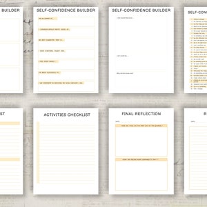 Printable Self Confidence Planner Self Confidence Self Confidence ...