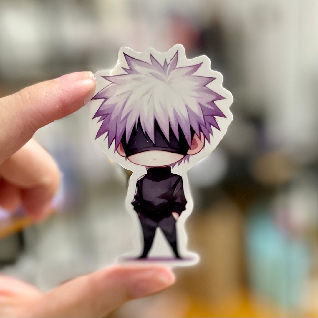 Satoru Gojo Chibi Sticker - Etsy