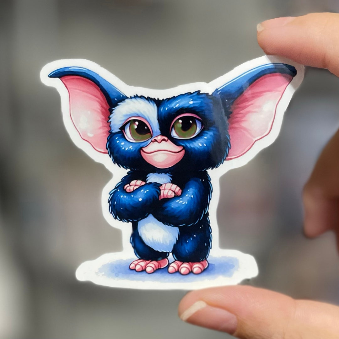 Mr Mogwaii Crossed Arms Chibi Sticker - Etsy