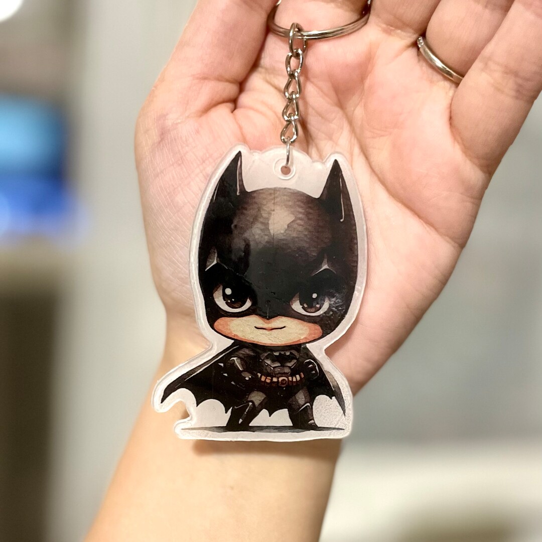Batman Chibi Handmade Keychain - Etsy