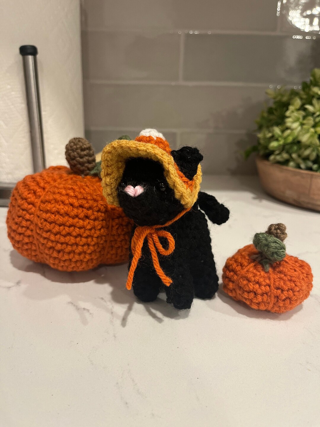 CROCHET PATTERN: Candy Corn Cat - Etsy