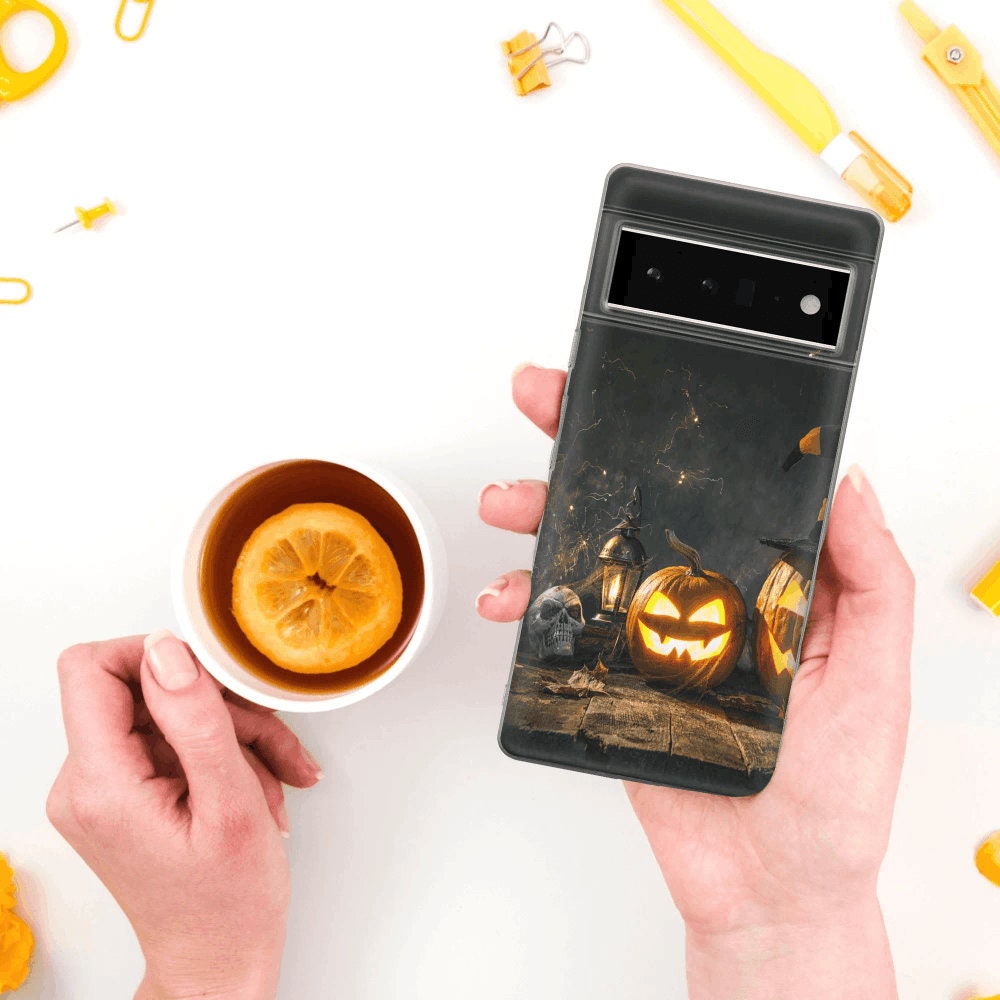 Generic Phone Cases 2 Black Cat Halloween Dark Angel Pompkin - Etsy