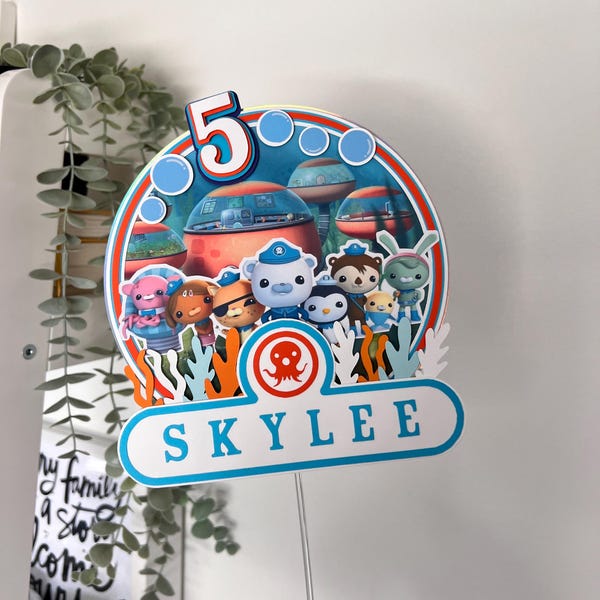 Octonauts Cake Topper - Etsy Australia