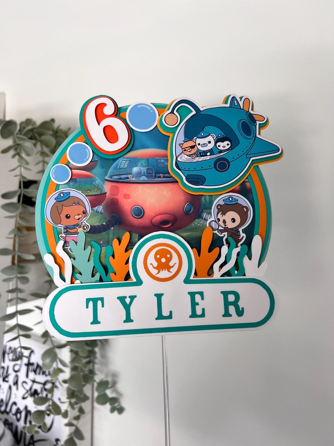 Octonauts Inspired Caketopper - Birthday - Octonauts - Captain Barnacle ...