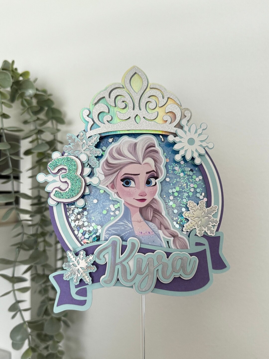 Frozen Inspired Caketopper - Birthday - Caketopper - Birthday - Shaker ...