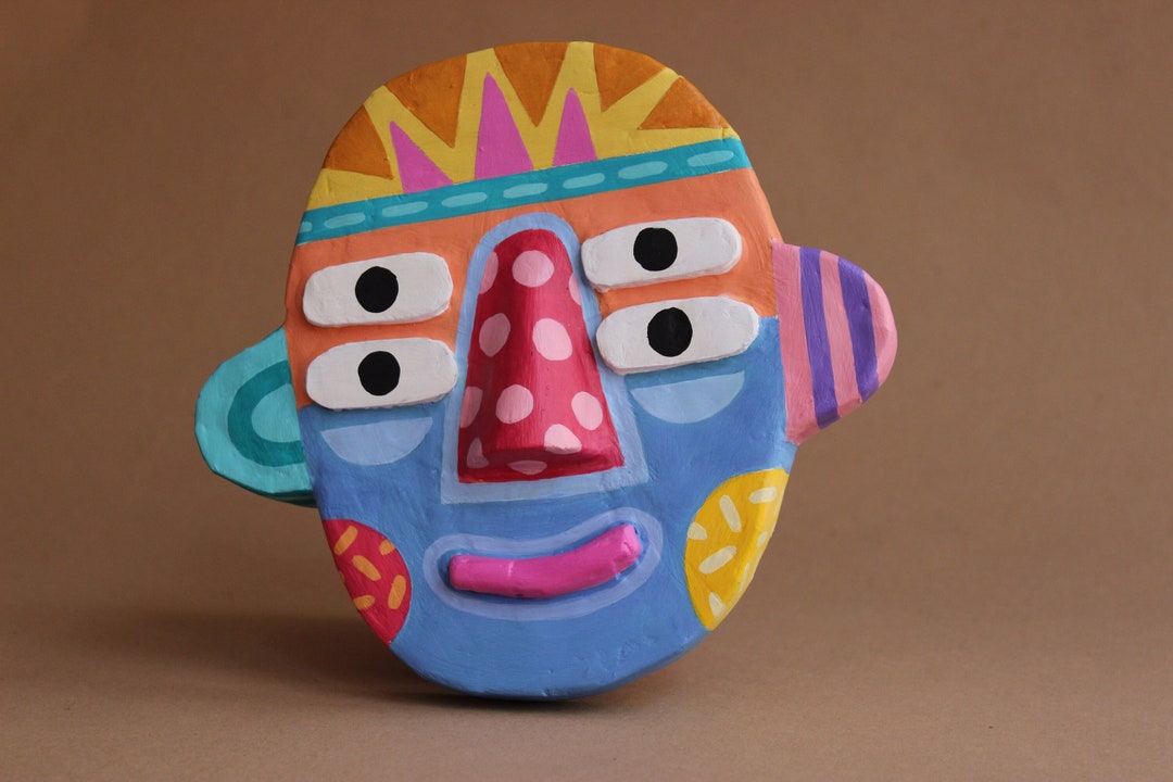 Mask to Decorate, Colorful Mask, Wall Decoration Mask, Decoration ...