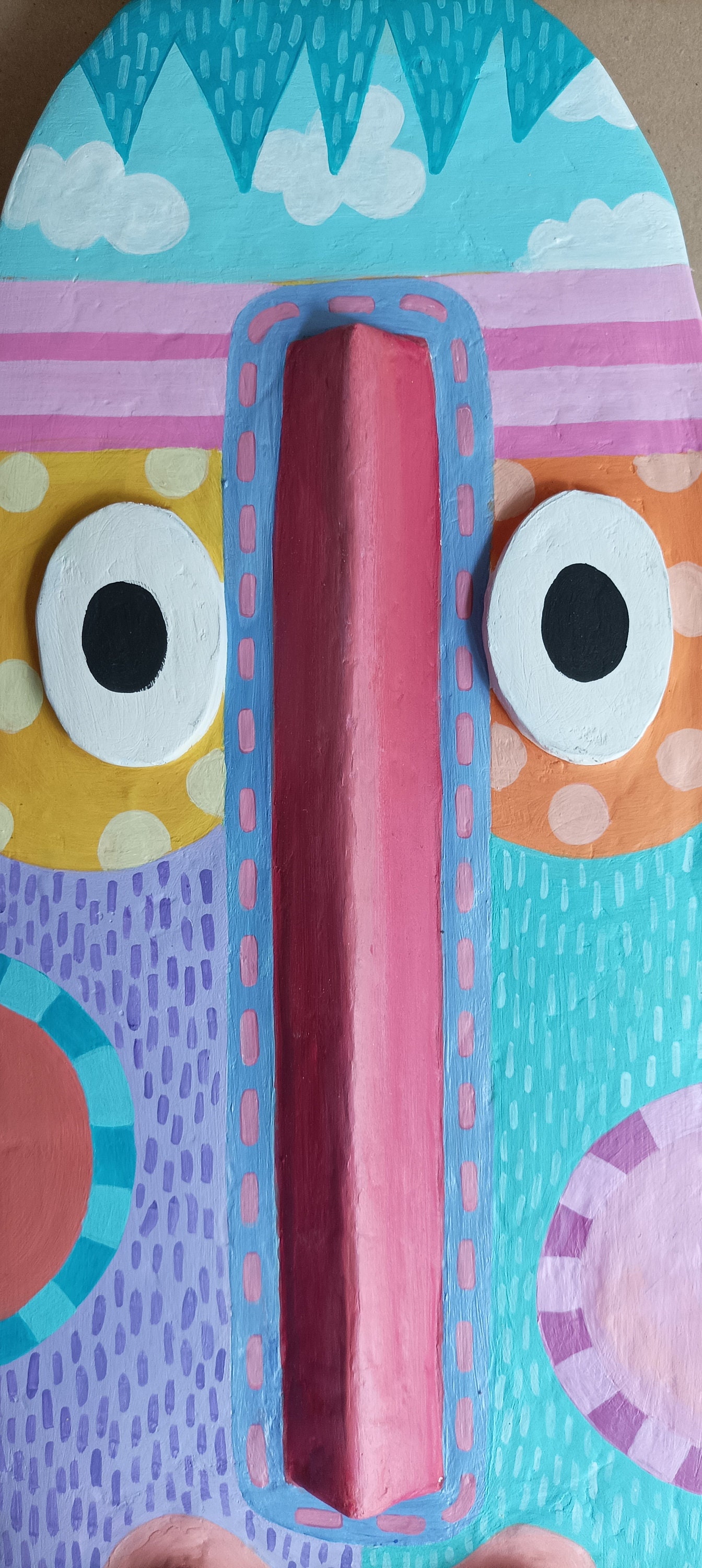 Mask to Decorate, Colorful Mask, Wall Decoration Mask, Handmade ...